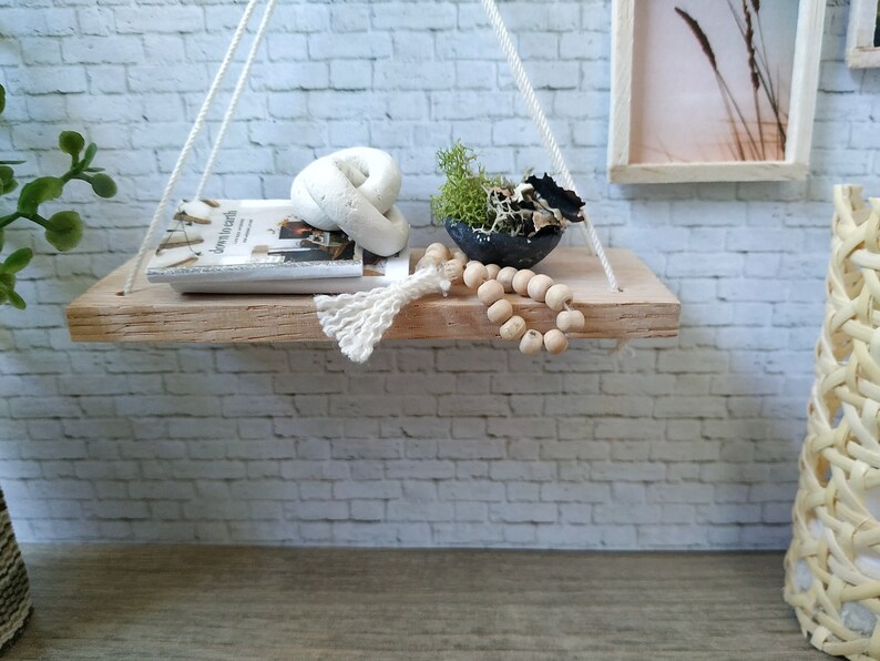 Dollhouse Shelf Miniature Shelf Dollhouse Furniture Hanging | Etsy
