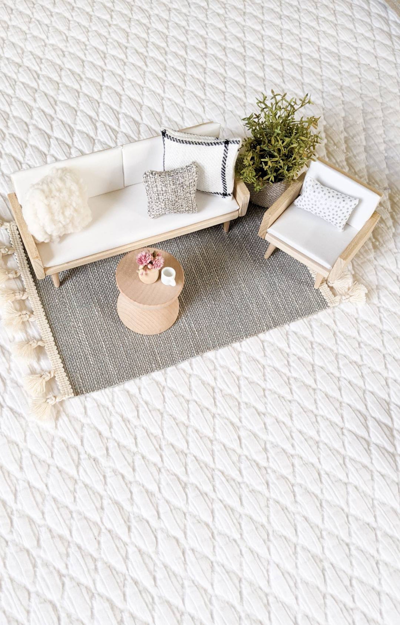 Dollhouse Coffee Table Miniature Table Miniature Nightstand - Etsy