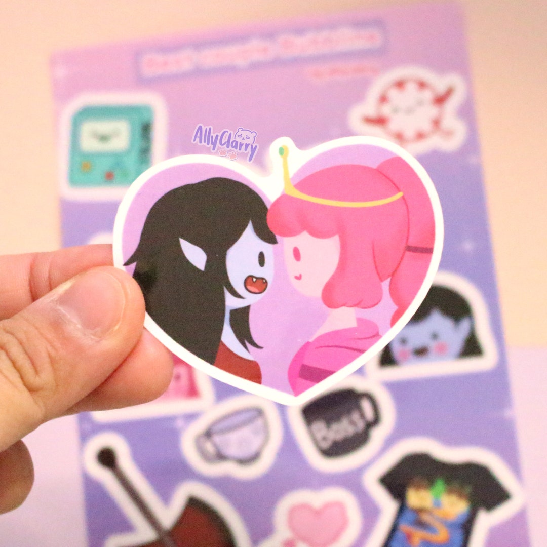 Princess Bubblegum and Marceline bubbline Sticker Sheet - Etsy