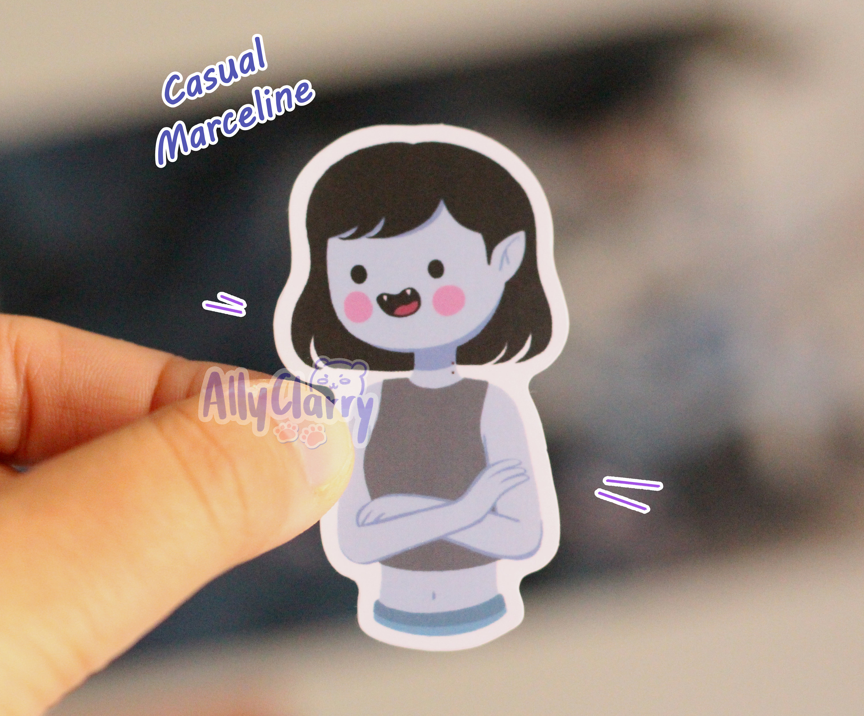 Princess Bubblegum and Marceline Vinyl Die Cut Stickers - Etsy