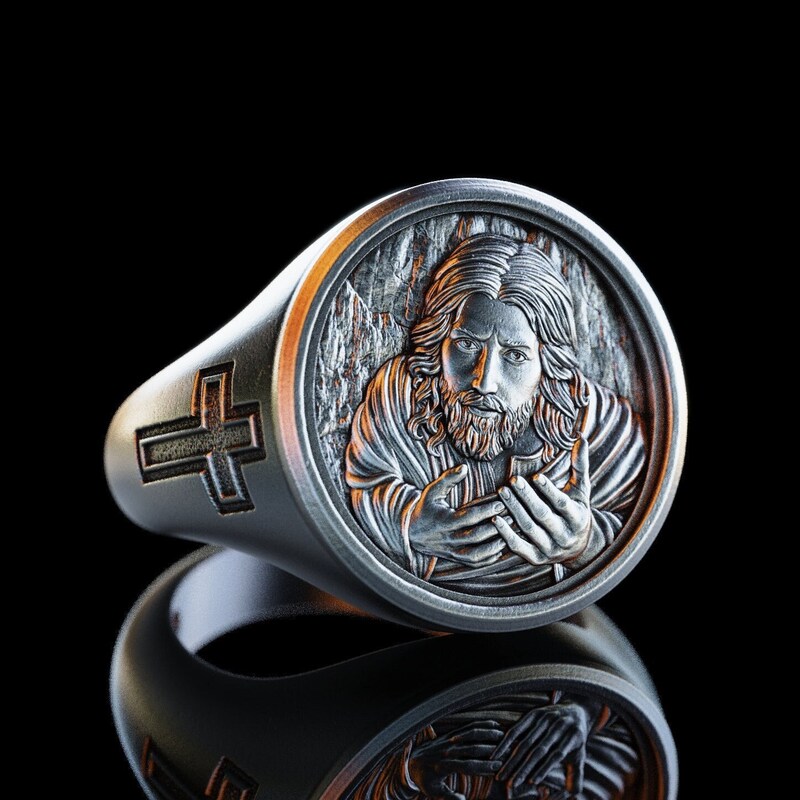 Jesus Ring - Etsy