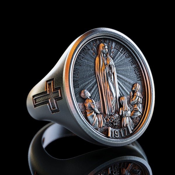 Our Lady of Fatima Ring - Etsy
