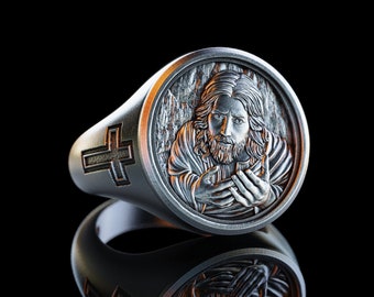 Mens Catholic Ring | Etsy