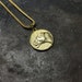 Customized 18K Gold Plated Lioness Necklace, Personalized Gold Lioness ...