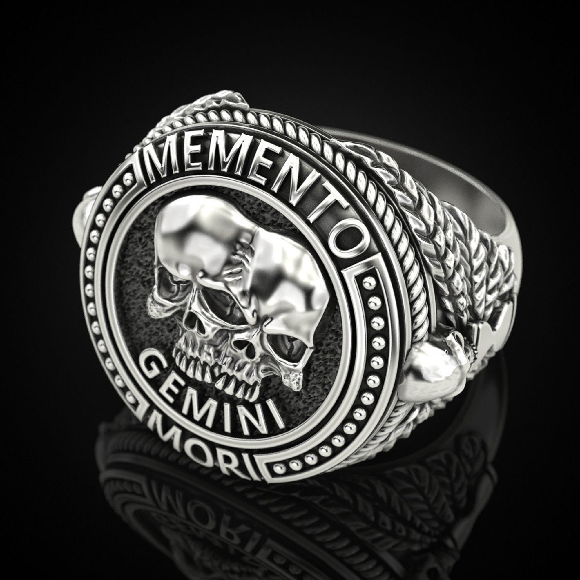 Gemini Zodiac Sign Ring Astrological Sign Gemini Ring Zodiac - Etsy