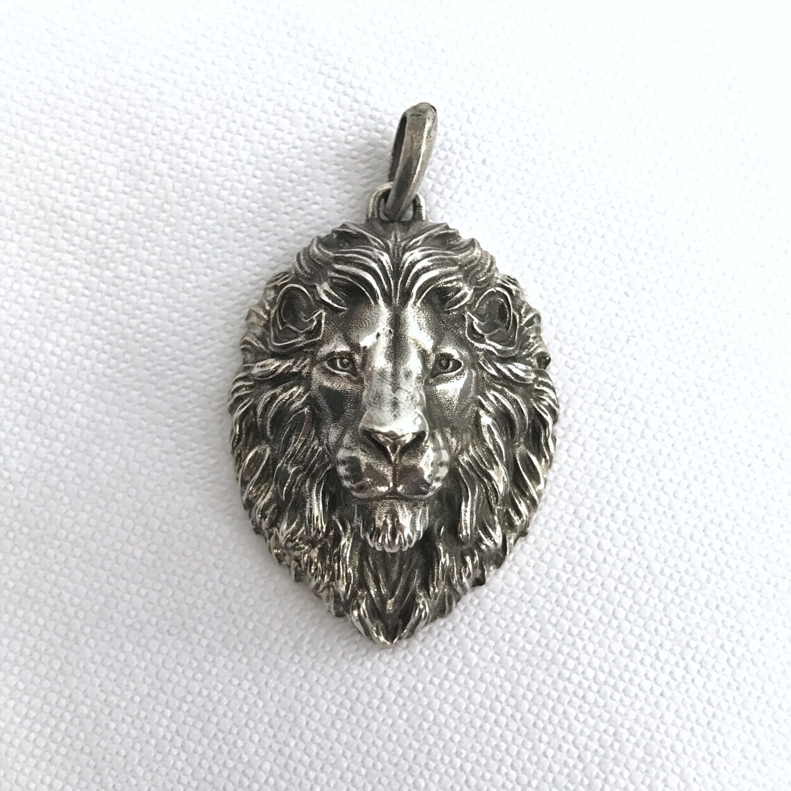 Silver Lion Necklacepersonalized Lion Head Necklace African | Etsy