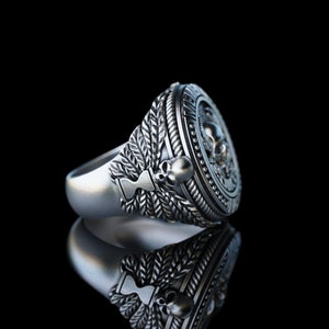 Cancer Zodiac Sign Silver Ring, Astrological Sign Cancer Ring, Zodiac ...