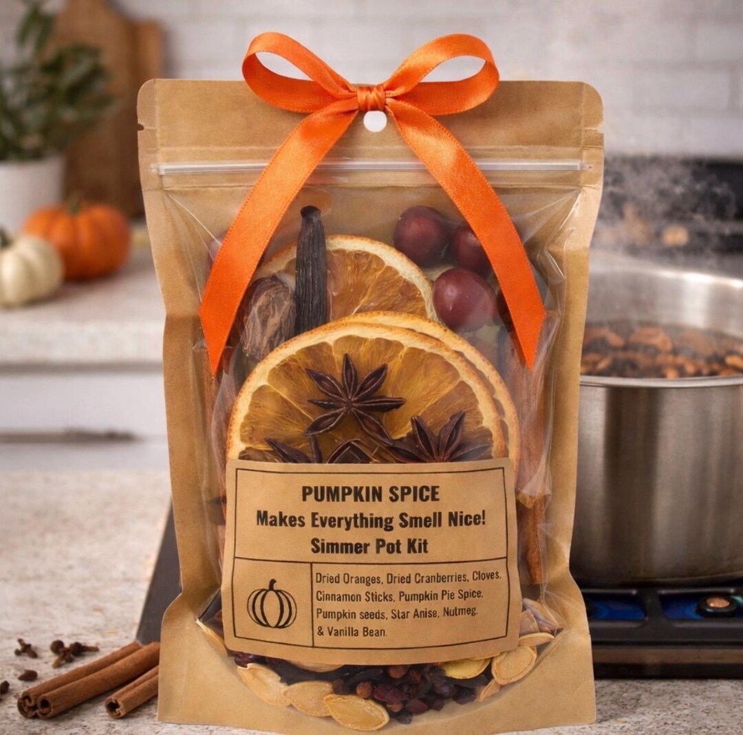 Pumpkin Spice- Makes Everything Smell Nice! Simmer Pot Kit- Quick ...