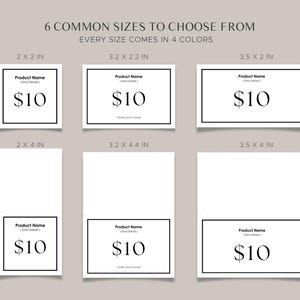 Editable Shelf Price Card Template: Simple Craft Fair Display (canva ...