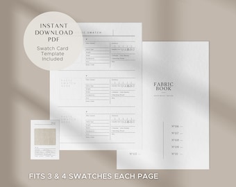 Yarn Swatch Cards Printable Wool Swatch Card Yarn Sampler - Etsy