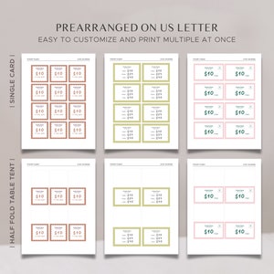 Editable Shelf Price Card Template: Craft Fair Display Signage (canva ...