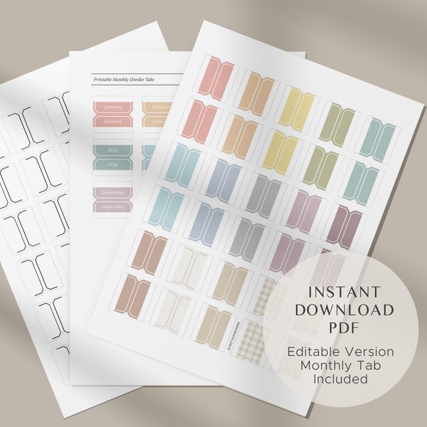 Tab Dividers - Etsy