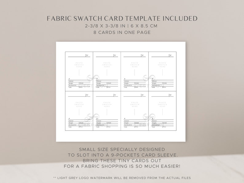 Printable Fabric Swatch Book Template Printable Templates