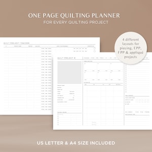 Quilting Planner Printable Quilters Journal Gifts for Quilters PDF ...