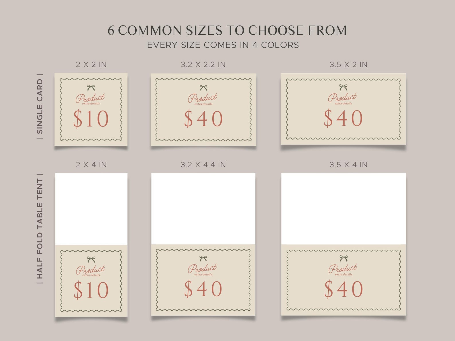 Editable Shelf Price Card Template: Vintage Craft Fair Display (DIY in ...
