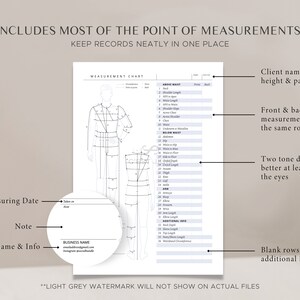 Printable Men Body Size Chart | Pastel Fillable Men Measurement Form ...