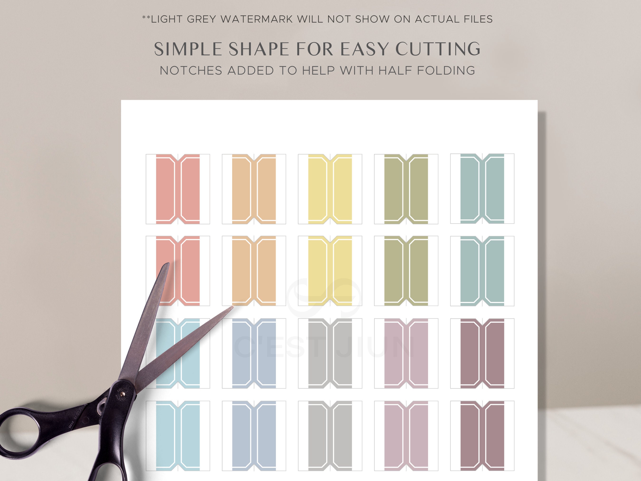 Printable Editable Tab Dividers Template Monthly Planner Stickers ...