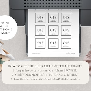 Editable Shelf Price Card Template: Minimalist Craft Fair Display ...