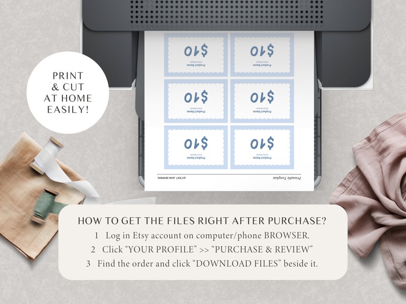 Editable Shelf Price Card Template: Craft Fair Display Signage (canva ...