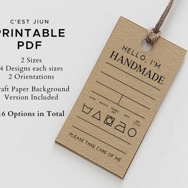 Care Tags - Etsy