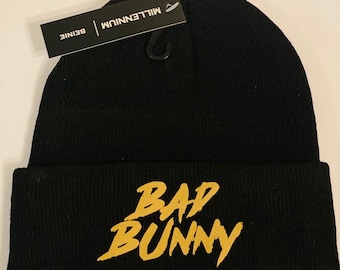 Bad Bunny Beanie - Etsy