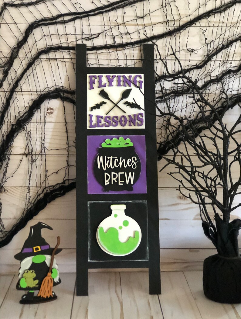 Interchangeable Farmhouse Ladder / Interchangeable Sign / - Etsy