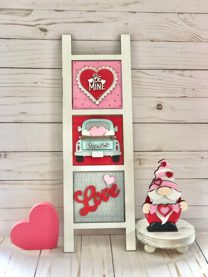 Interchangeable Farmhouse Ladder / Interchangeable Sign / - Etsy