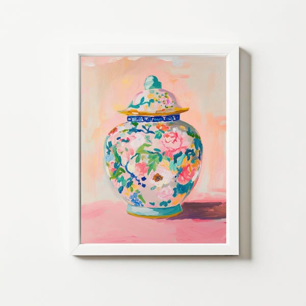 Ginger Jar Print - Etsy