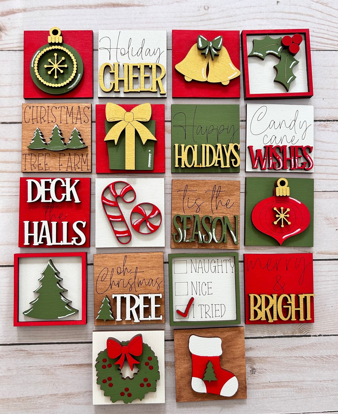 MINI Christmas Interchangeable Tile Inserts,2.25, Interchangeable Tiles ...