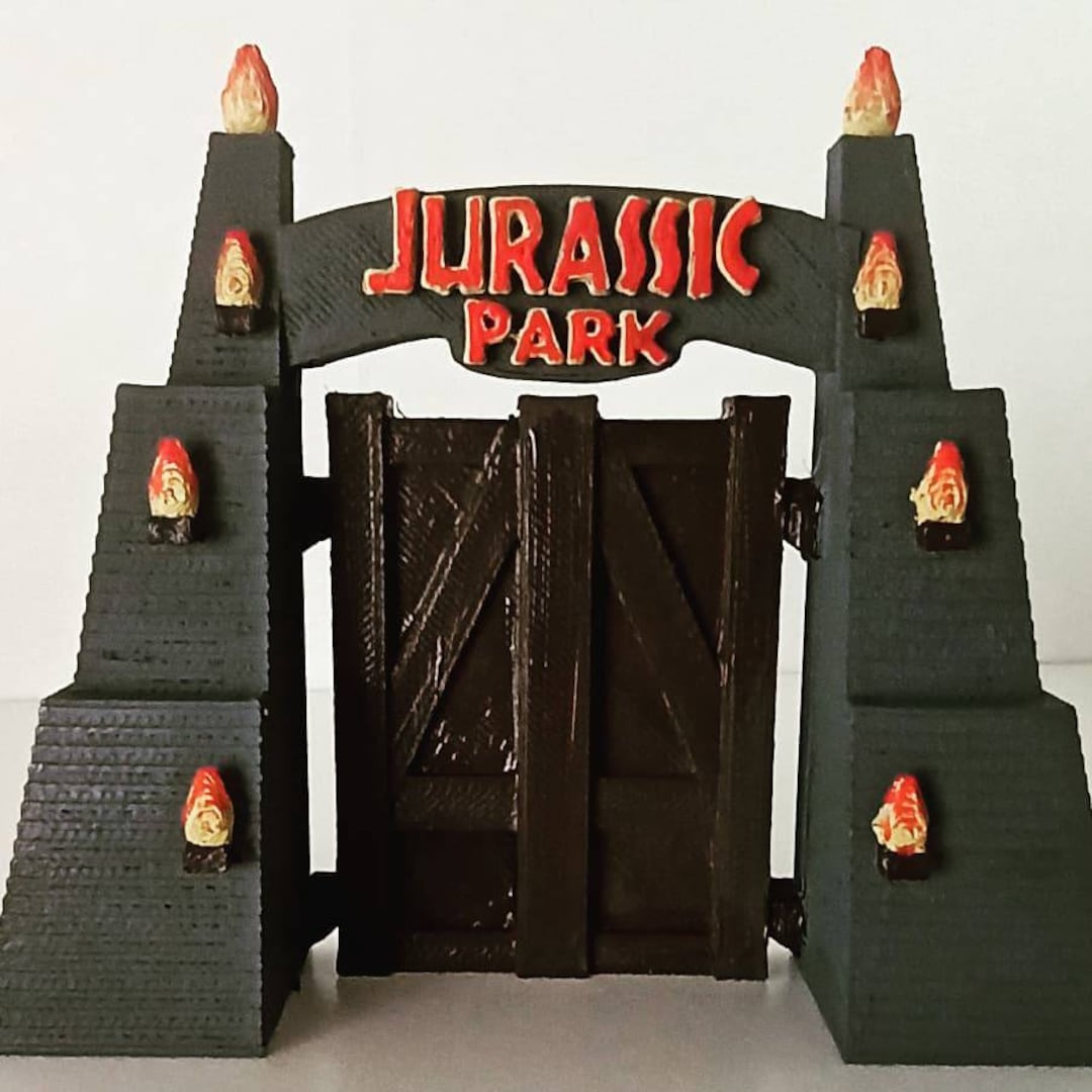 Jurassic Park Door Jurassic Park/ Collecting_hecho a Mano_handmade ...