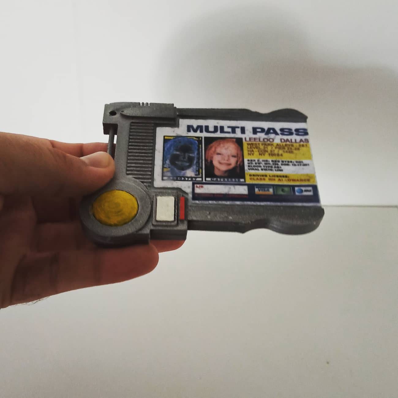 Multipass Leelo Cosplayer/fifth Element/fifth Element/multipass Order/coleccionismo_hecho a Mano ...