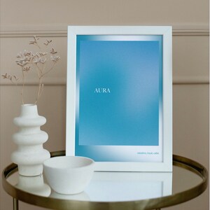 Aura Printable Poster Spiritual Minimalist Abstract Wall Art ...