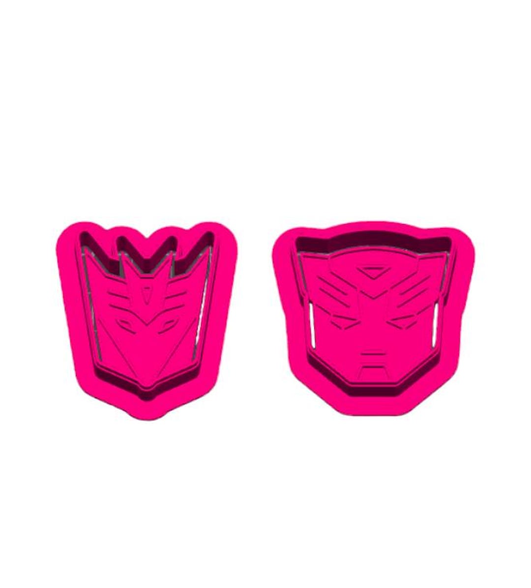 Transformers Logo Mini 4cm Cookie Cutter & Stamp 4pcs FREE AUS POST - Etsy