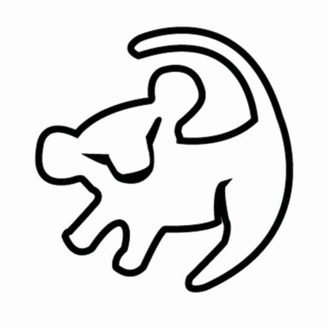 The Lion King Simba Cave Drawing