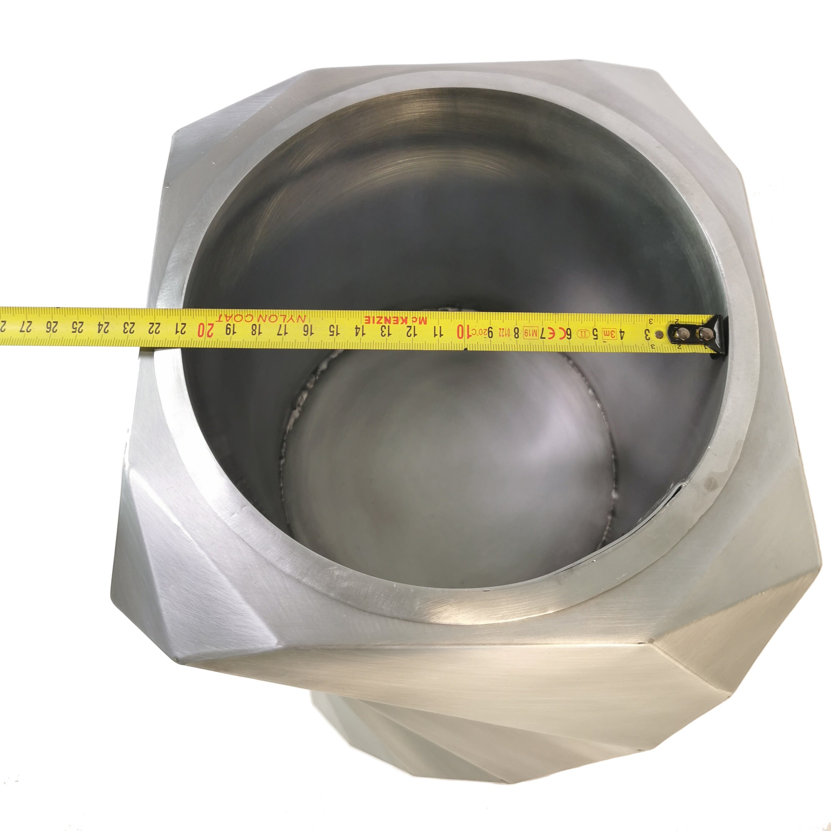 Modern Design Flower Pot in Tornado-shaped Zinc Height 55cm - Etsy