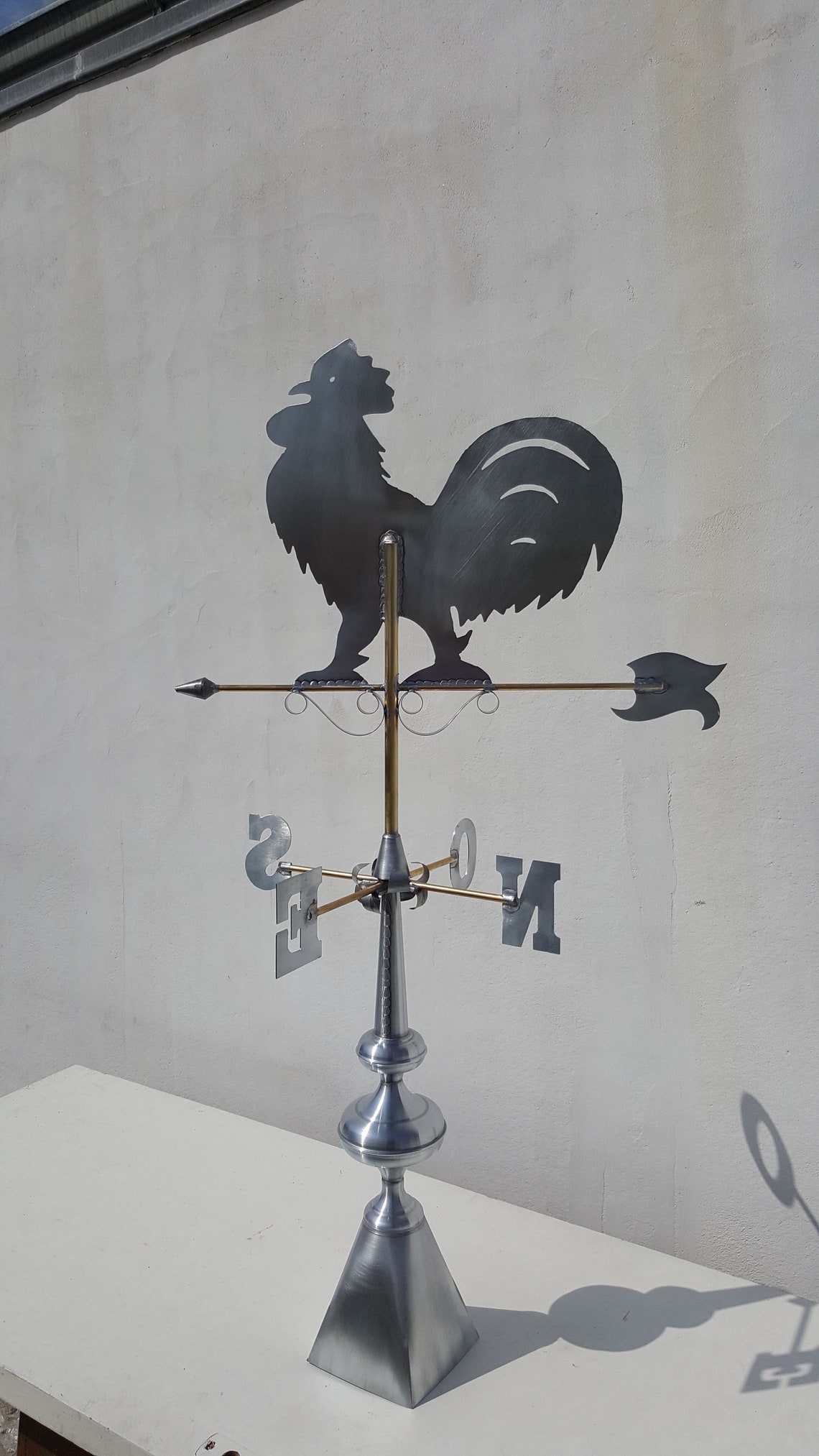 Zinc Weather Vane Pattern Gaulish Rooster - Etsy