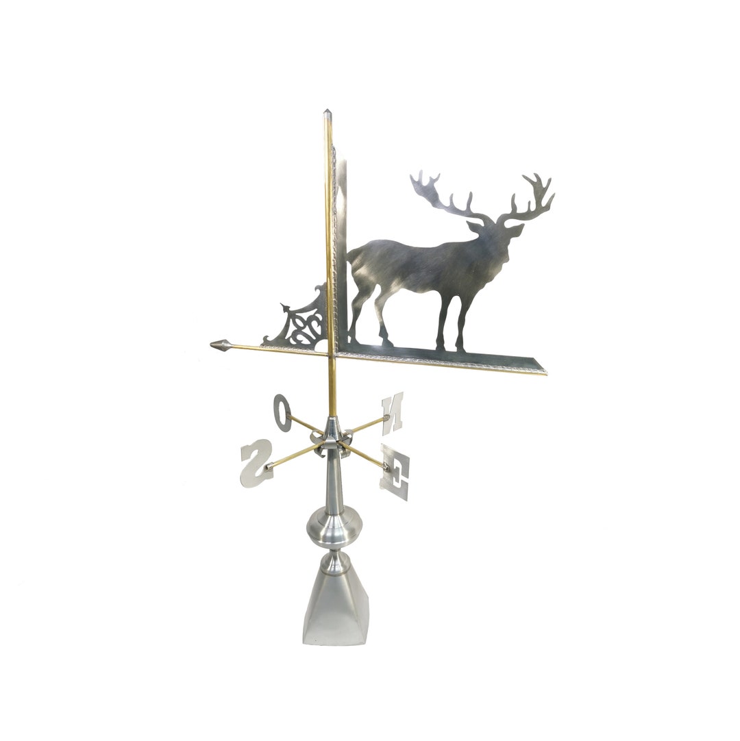 Zinc Weather Vane Pattern Cerf Ref30 Height 115cm - Etsy Singapore