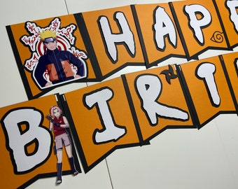 Naruto Invitation | Etsy