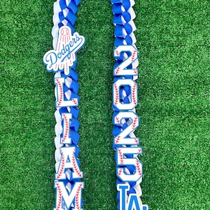 Baseball Graduation/baseball Lei/dodger Lei - Etsy
