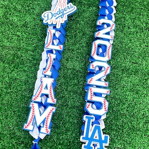 Baseball Graduation/baseball Lei/dodger Lei - Etsy