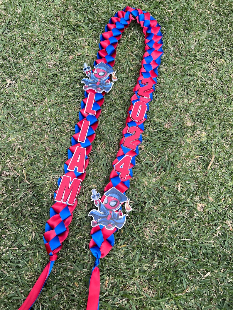 Spider-man Leis Graduation/spiderman/spiderman Graduation - Etsy