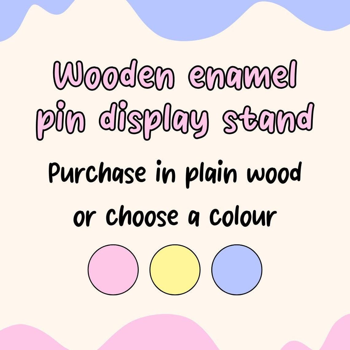 Wooden Enamel Pin Display Stand - Showcase Your Pin Collection ...