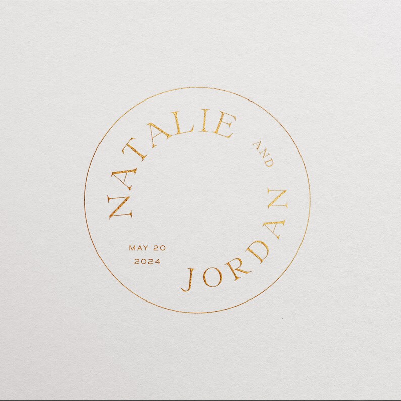 Premade Logo Design Wedding Couple Logo Wedding Stamp - Etsy