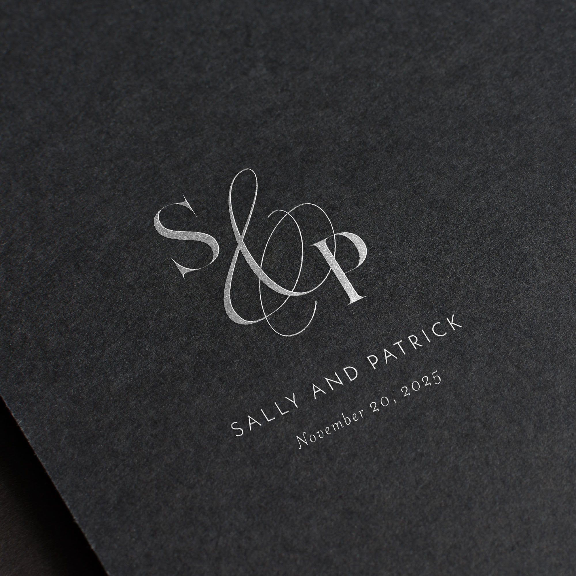 Premade Logo Design Wedding Monogram Classic Couple Logo Modern Wedding ...