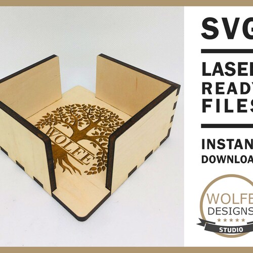 Coaster Box SVG - Etsy