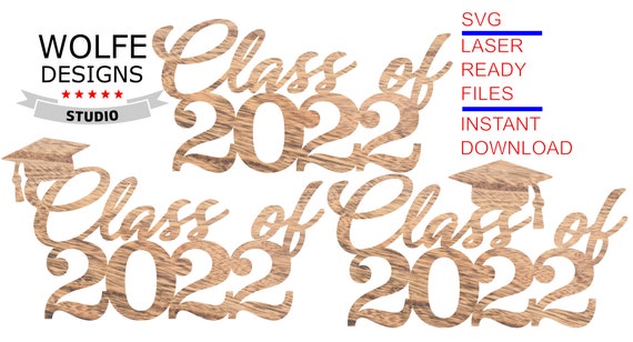 Class of 2022 Graduation Senior Prop Digital SVG PDF File | Etsy