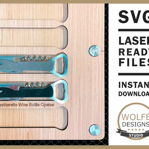 Bottle Opener Keyring Laser Engraving Jig Fiber SVG - Etsy