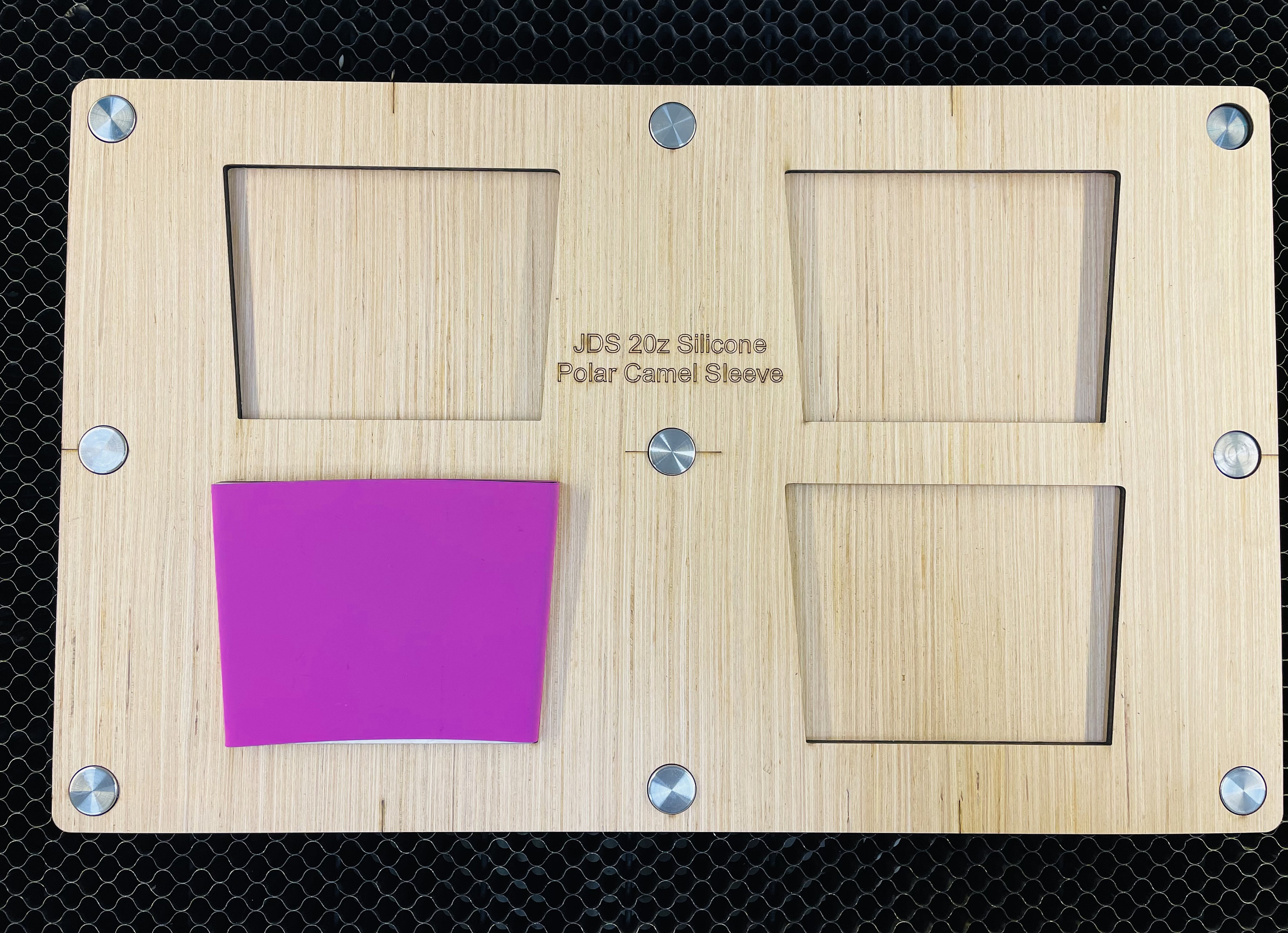 Top Onlyinterchangeable Template Jig for Laser Engraving Jds 20oz Polar Camel Cup Sleeves SVG ...