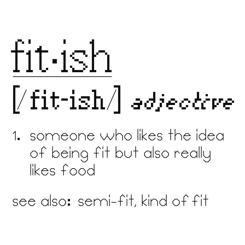 PDF Pattern: Fit-ish Dictionary Cross Stitch Pattern, Easy Cross Stitch ...