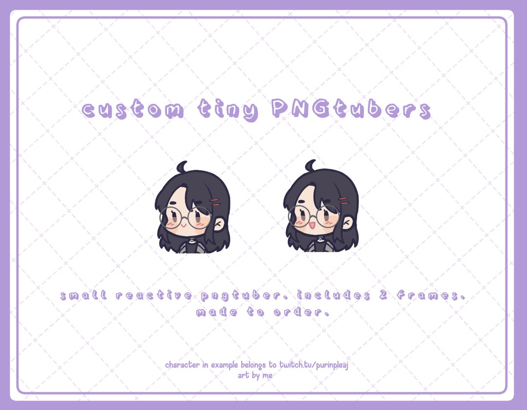 Tiny Bby Custom Reactive Pngtuber Twitch Streamer, Discord, Youtube - Etsy